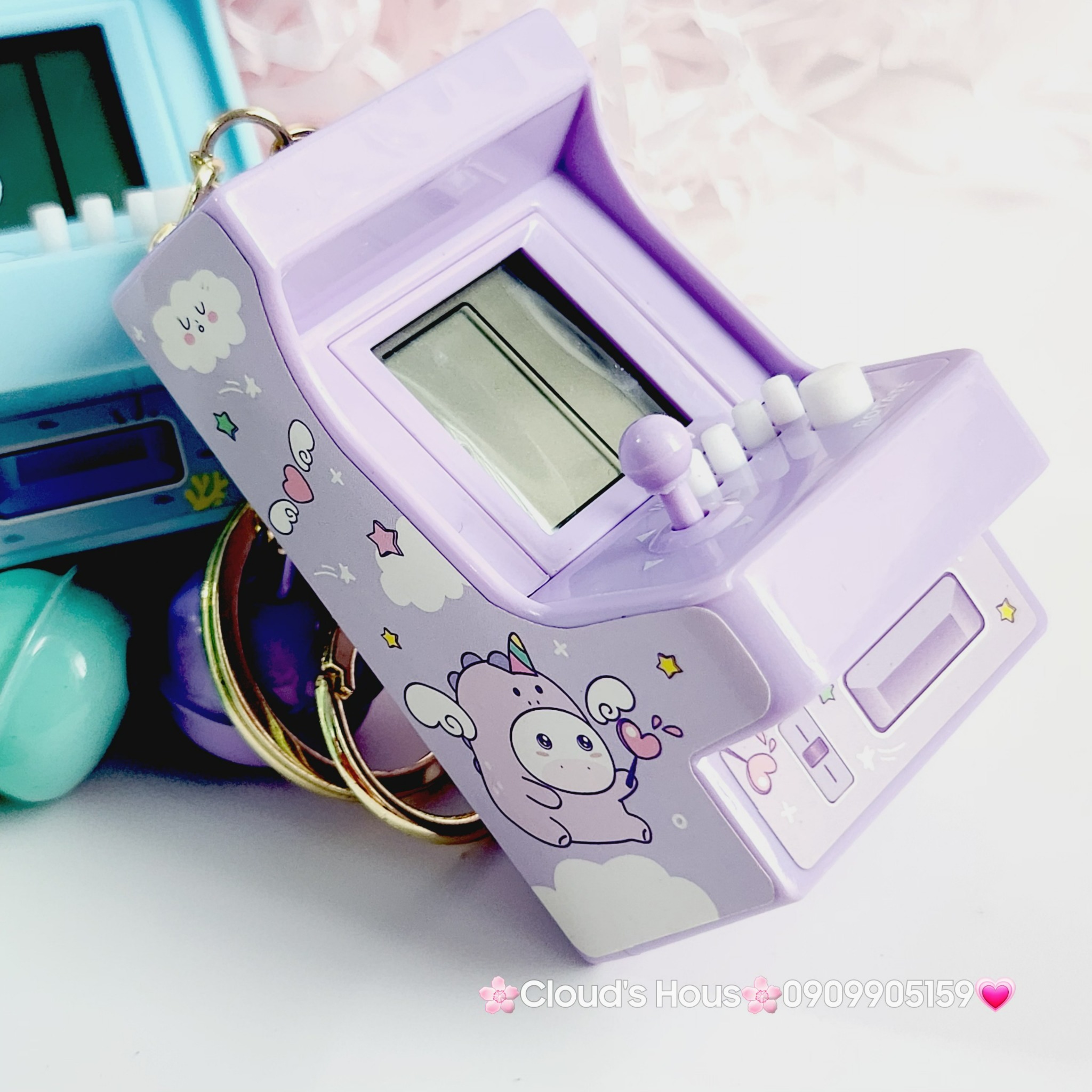Móc Khóa Máy Chơi Game Mini