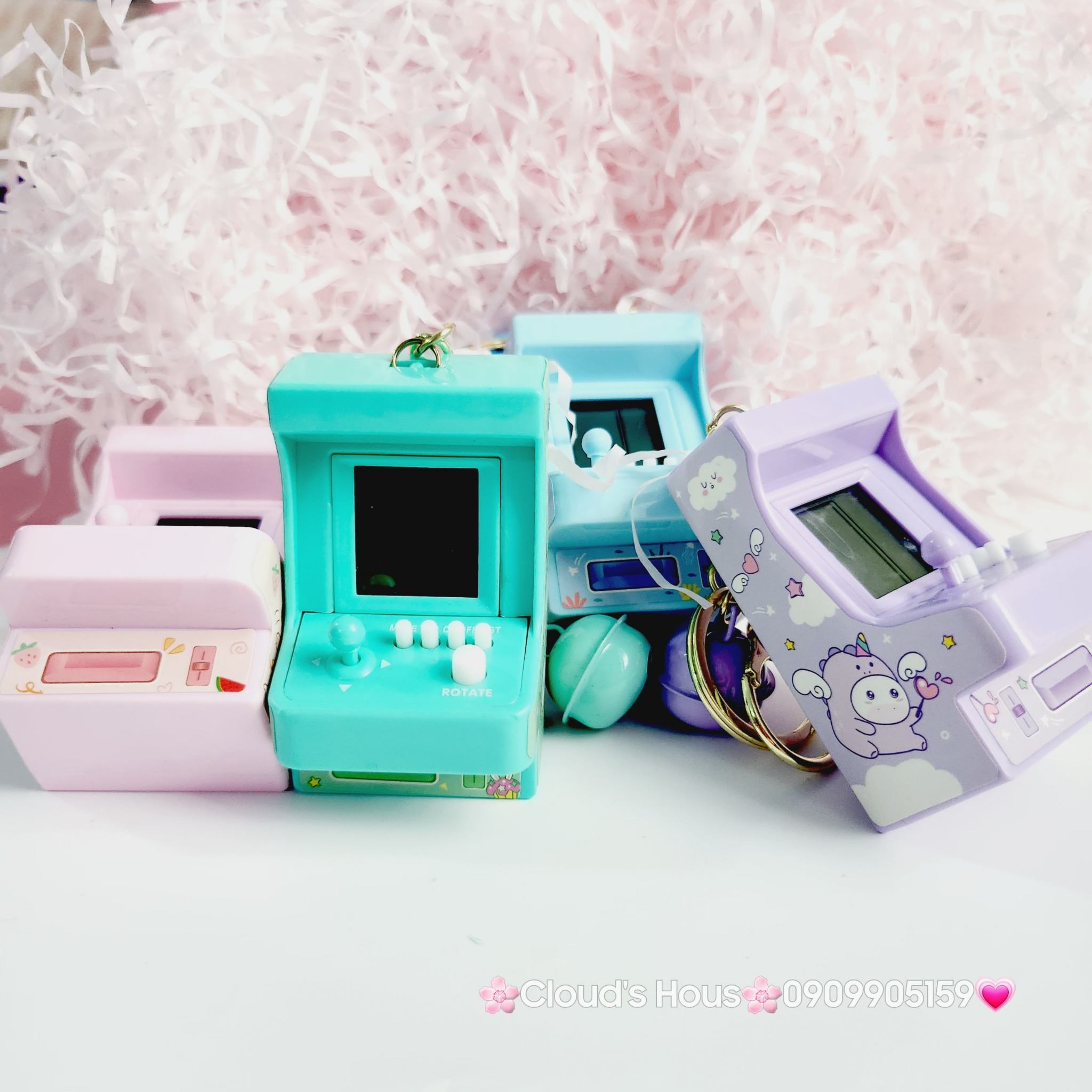Móc Khóa Máy Chơi Game Mini
