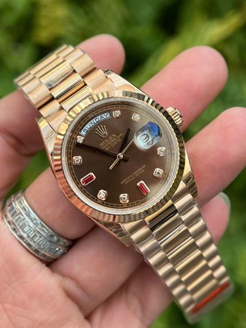 Rolex Day date 36mm chocolate dial– Toretto Store