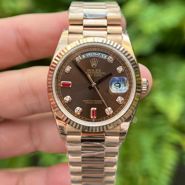 Rolex Day date 36mm chocolate dial– Toretto Store