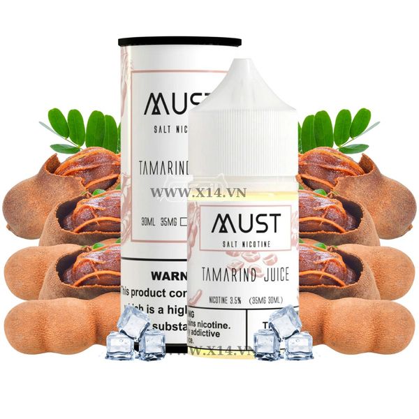 Must Me Lạnh (Tamarind Juice) 30ml Saltnic X14 Vape Shop Đà Nẵng - Hội An