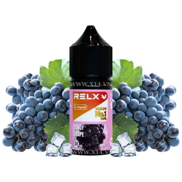 Tinh Dầu Relx Nho Lạnh (Grape Tangy) 30ml Saltnic X14 Vape Shop Đà Nẵng ...