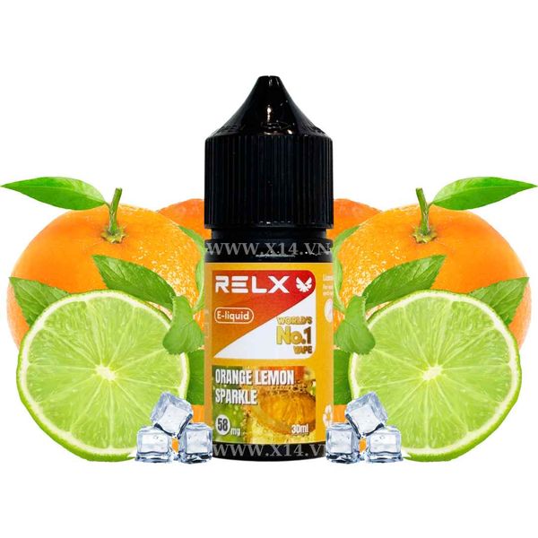Tinh dầu Relx Cam Chanh (Orange Lemon Sparkle) 30ml Saltnic X14 Vape ...