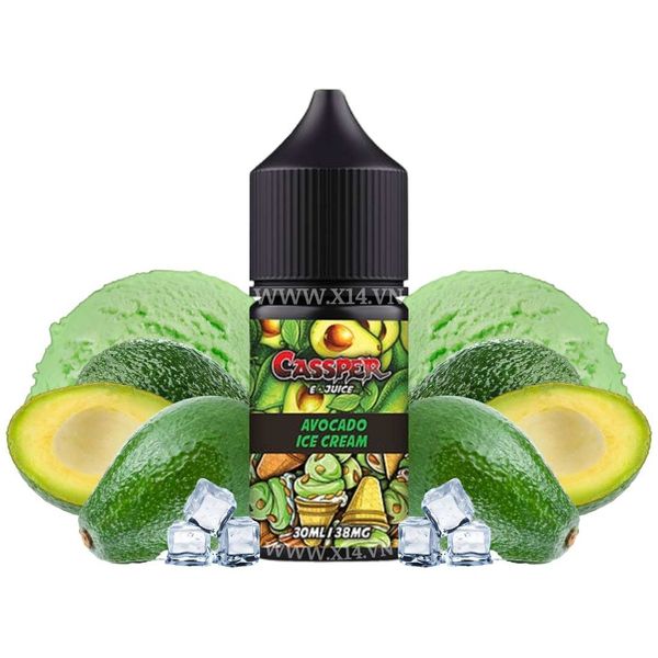 Smokio Cassper Kem Bơ Lạnh (Avocado Ice Cream) 30ml Saltnic X14 Vape ...