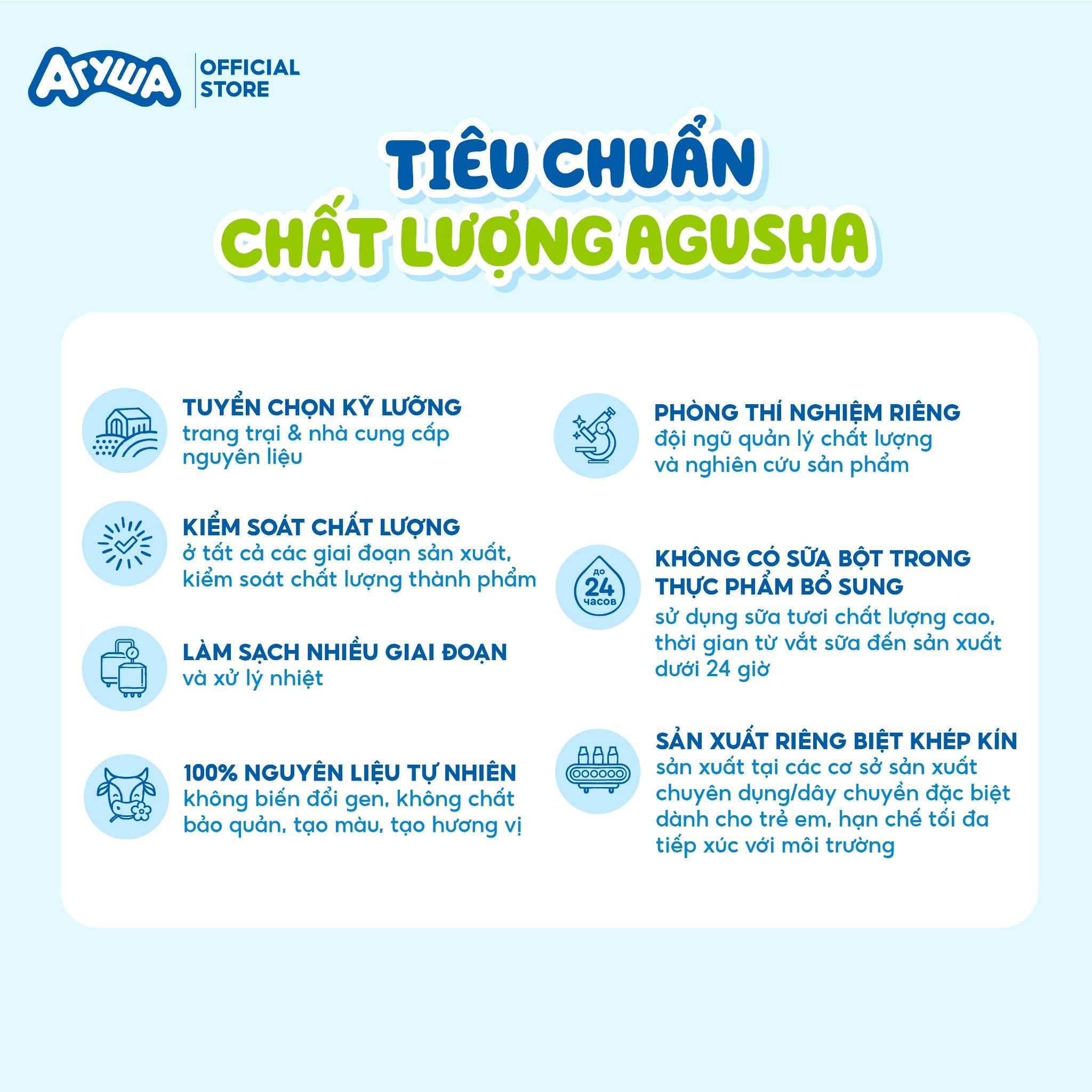 Sữa lắc trái cây vị dâu rừng Agusha 190ml dành cho bé từ 12 tháng ...