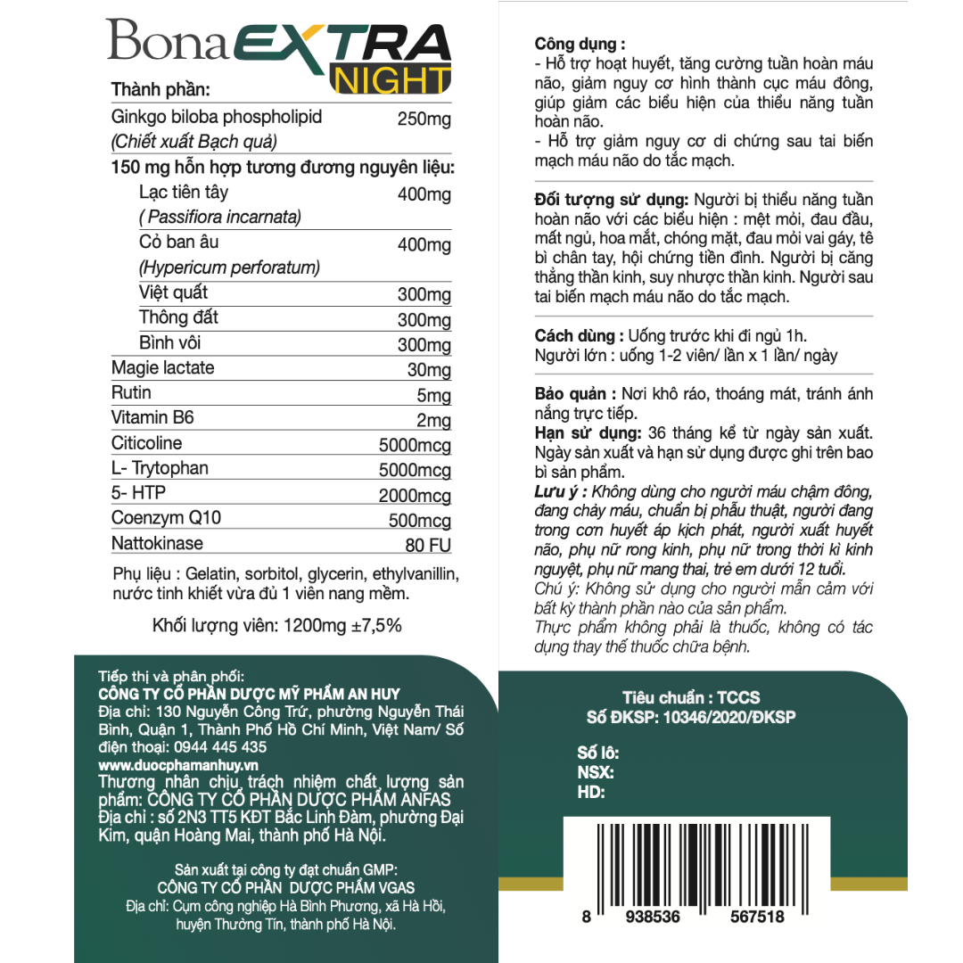 Bona Extra Night – duocphamanhuy