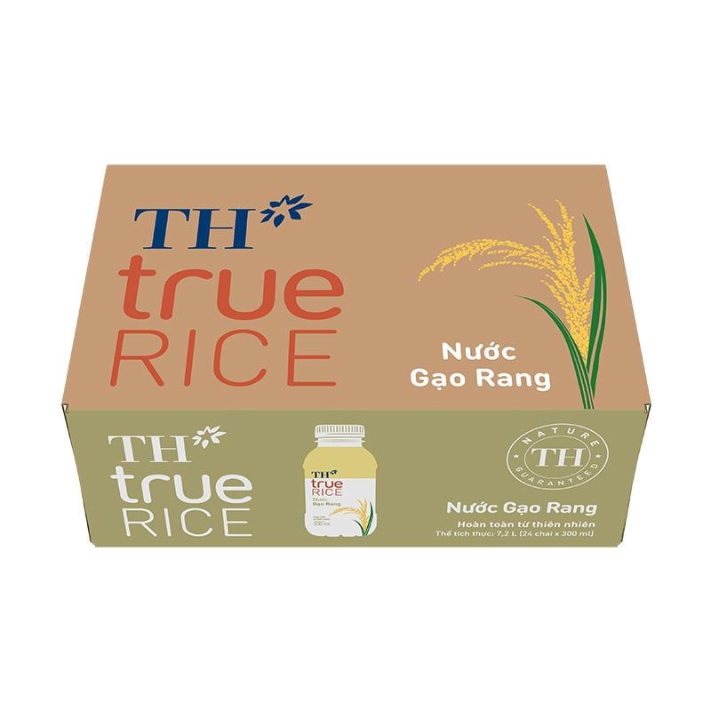 Nước gạo rang TH true RICE (Lốc 6 chai x 350ml) – TH SHOP