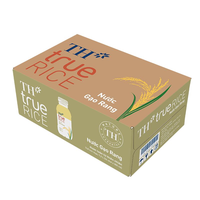 Nước gạo rang TH true RICE (Lốc 6 chai x 350ml) – TH SHOP