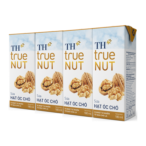 Sữa Hạt Óc Chó TH true NUT (180 ml x 4 hộp) – TH SHOP