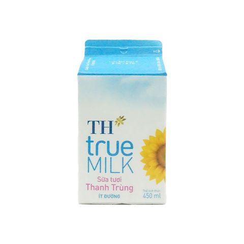 Sữa Tươi Sạch Thanh Trùng Ít Đường TH TRUE MILK 950 ML – TH SHOP