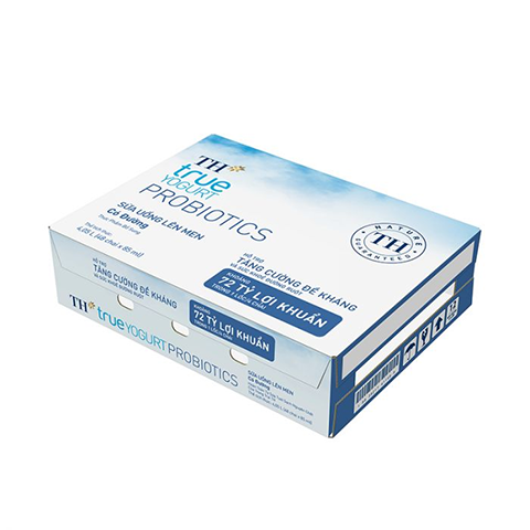 Thùng sữa uống lên men có đường TH true YOGURT PROBIOTICS 85ml x 48 ch ...