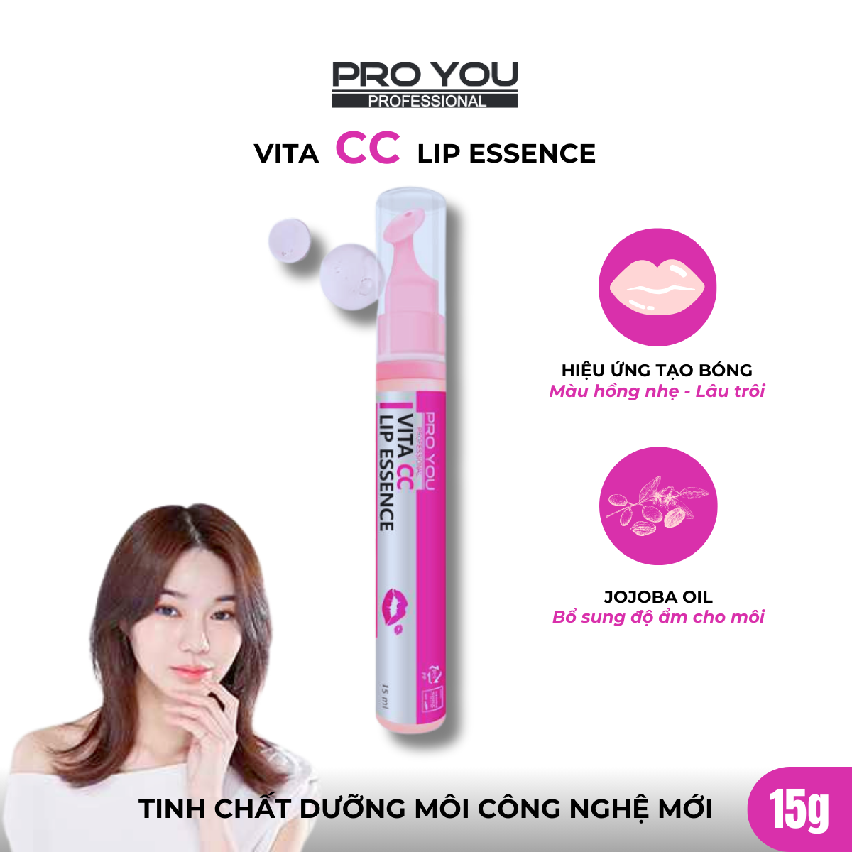 Tinh chất dưỡng môi cô đặc PRO YOU Professional Vita CC Lip Essence 15 ...