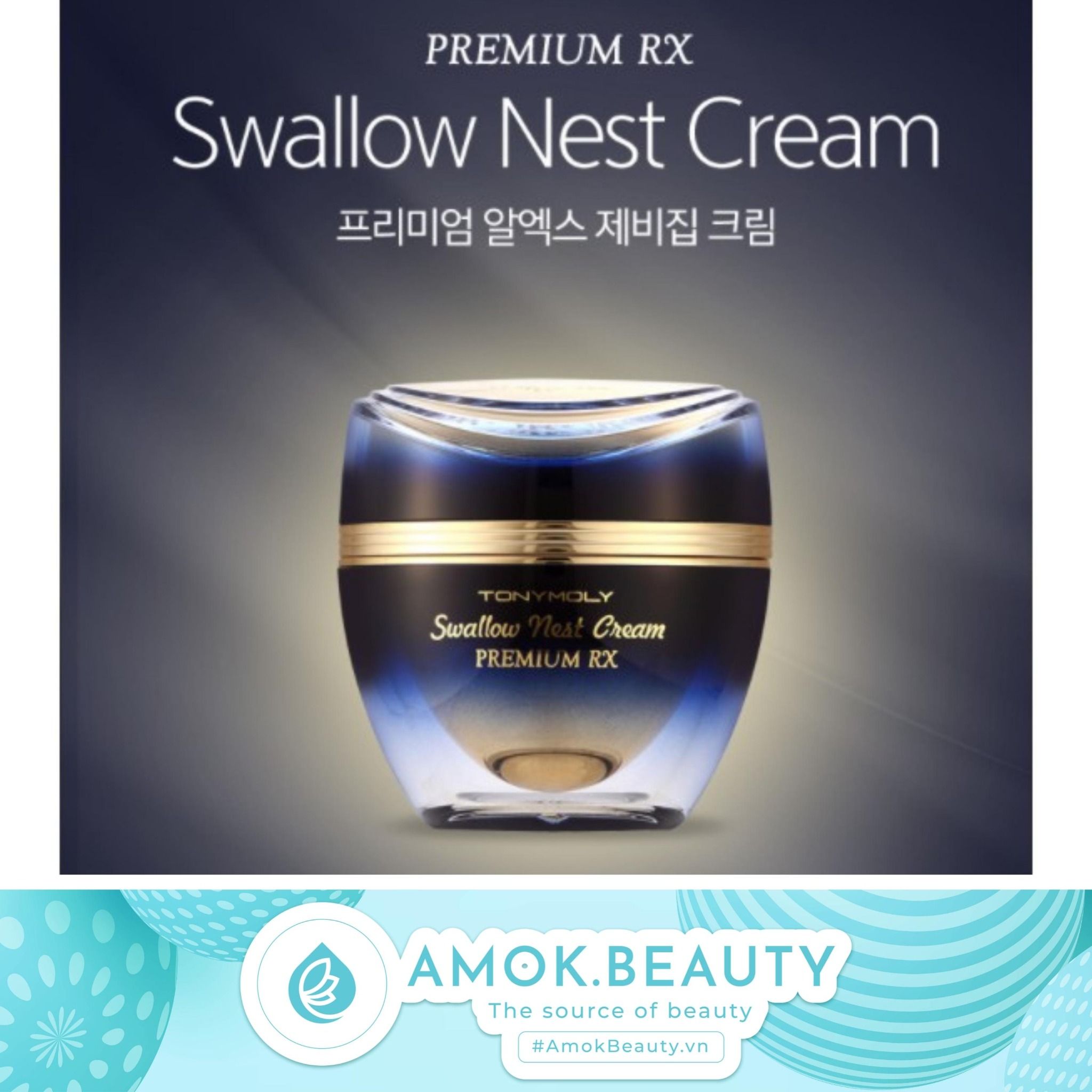 Kem Tổ Yến Dưỡng Da Chống Lão Hóa Cellio Premium Swallow Nest Cream 50 – Amok.Beauty