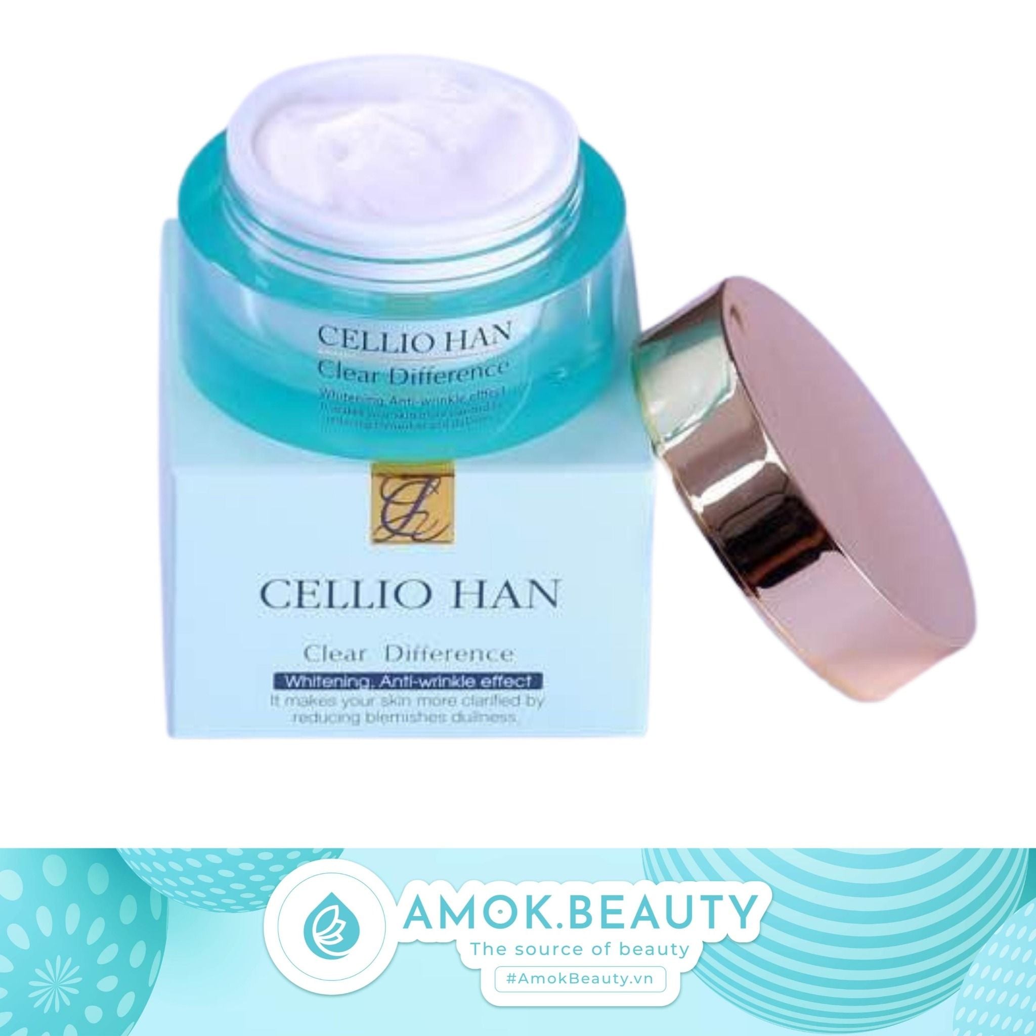 Kem Dưỡng Trắng Da Cellio Han Clear Difference 50ml – Amok.Beauty