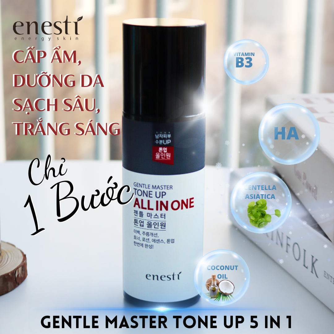 Kem dưỡng sáng da nam ENESTI Gentle Master Tone up All in One – Amok.Beauty