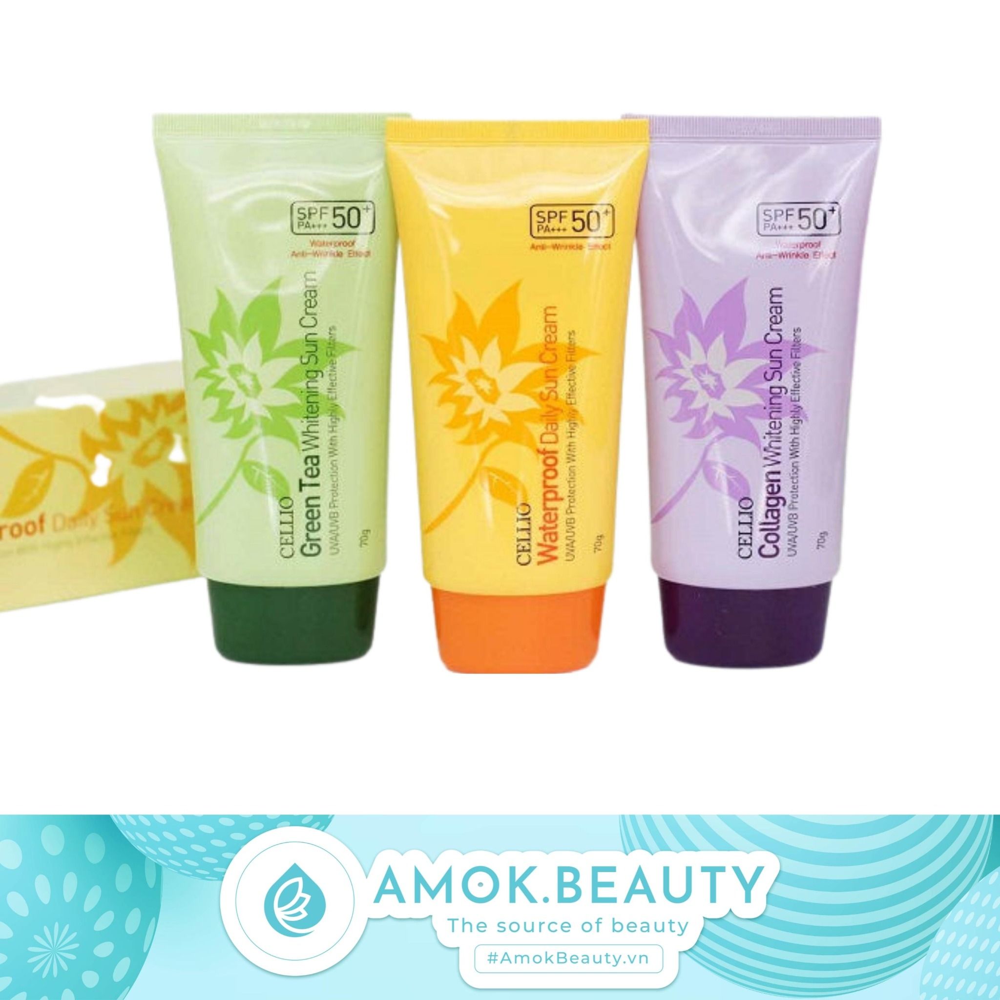 Kem Chống Nắng Cellio Sun Cream SPF50 PA+++70g – Amok.Beauty
