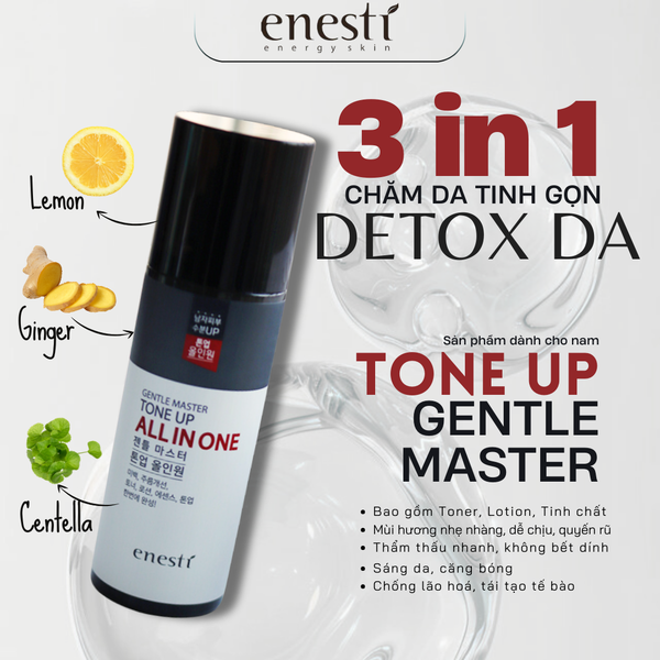 Kem dưỡng sáng da nam ENESTI Gentle Master Tone up All in One – Amok.Beauty