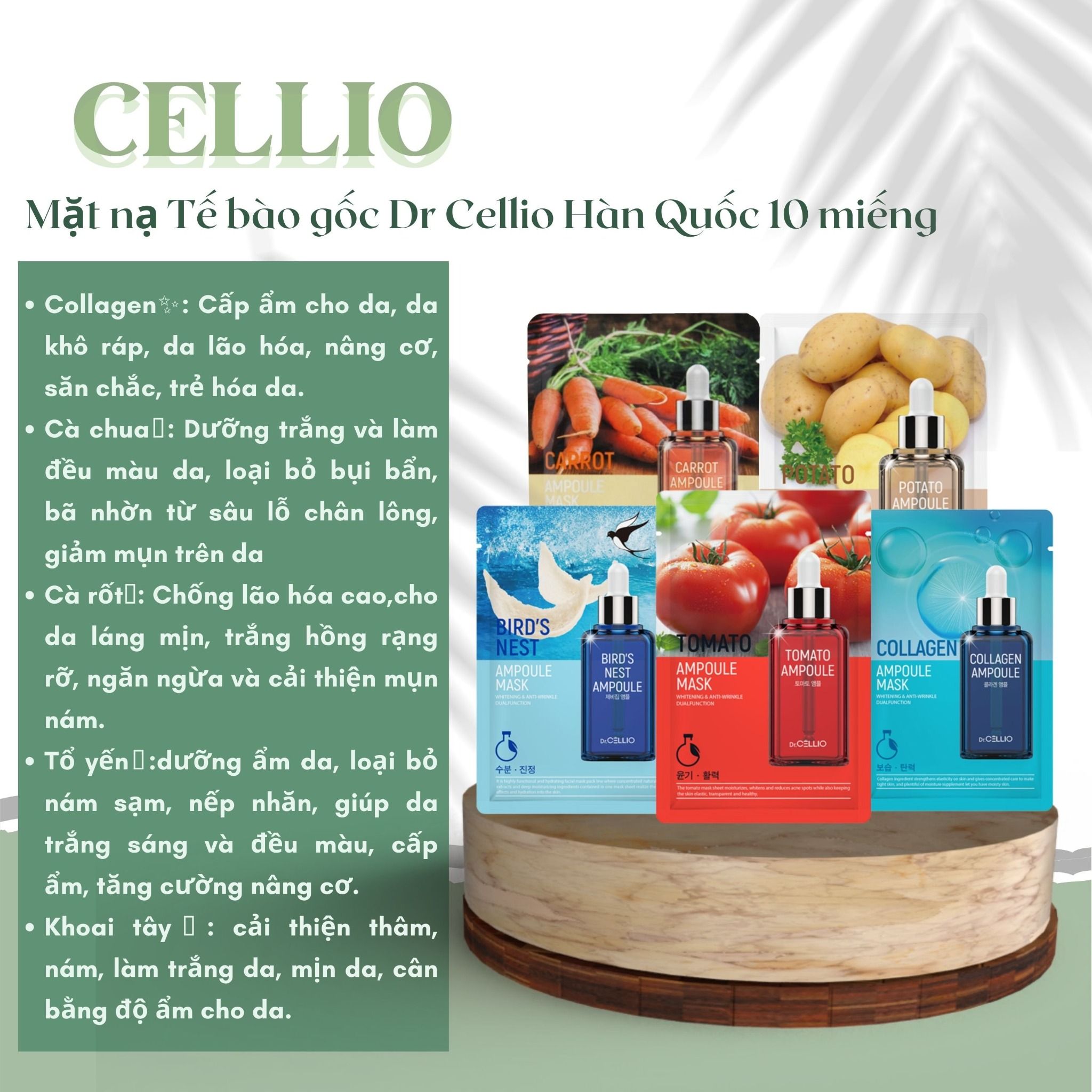 Mặt nạ DR.CELLIO – Amok.Beauty