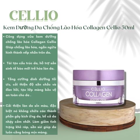 Kem Tổ Yến Dưỡng Da Chống Lão Hóa Cellio Premium Swallow Nest Cream 50 – amokbeauty