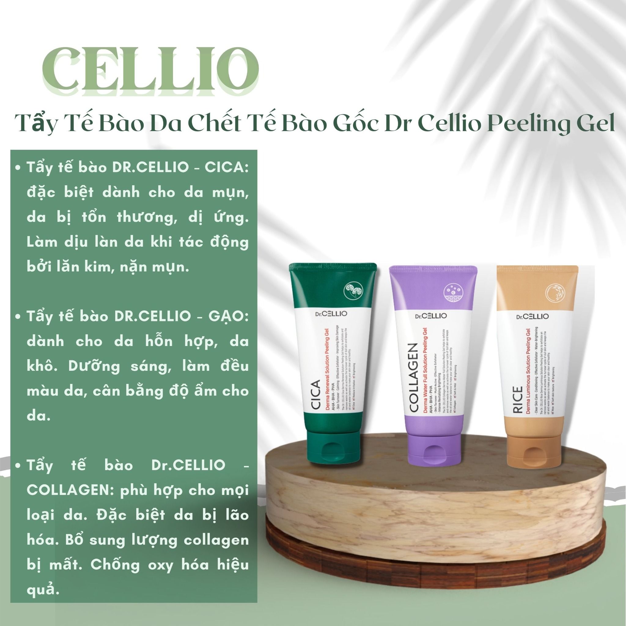 Tẩy da chết Dr.CELLIO – Amok.Beauty