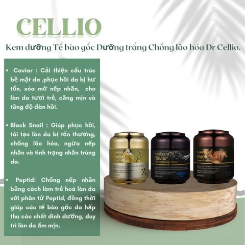Kem Dưỡng Da Chống Lão Hóa Collagen Cellio 50ml – Amok.Beauty