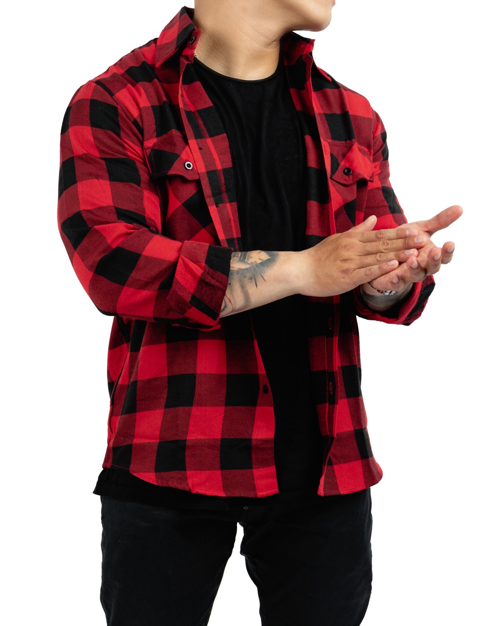 PLAID PATTERN SHIRTS / RED – IRON FEVER VIETNAM