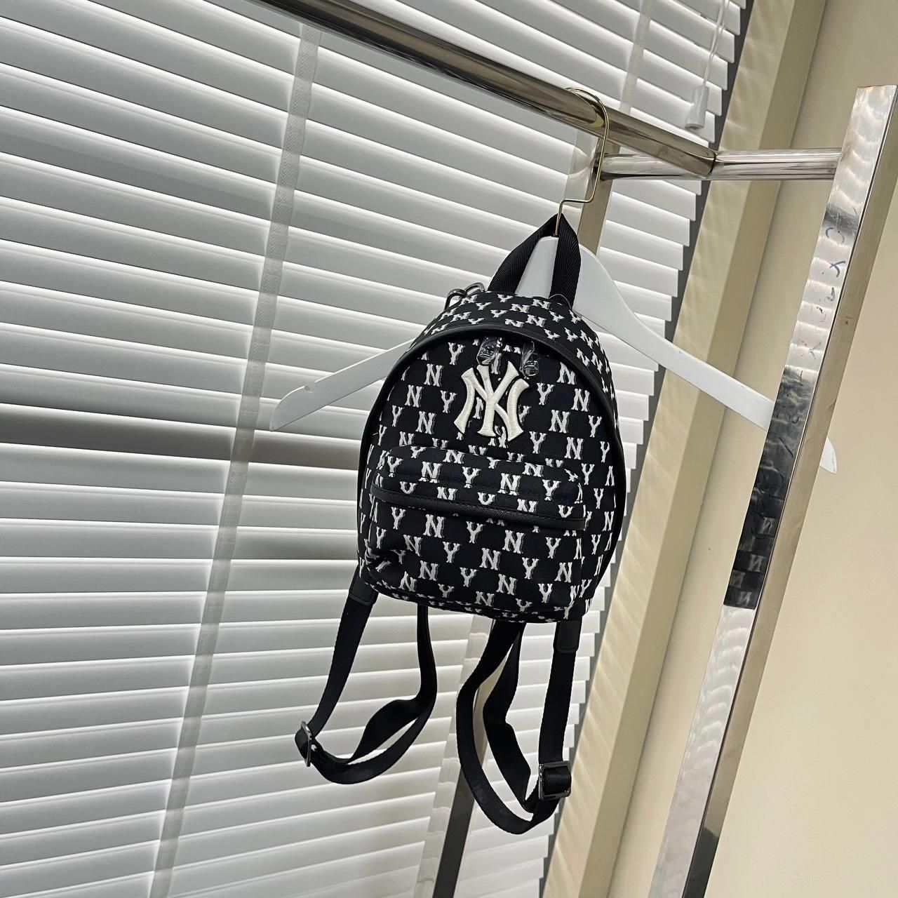 Balo MLB Monogram Jacquard Mini Backpack New York 3ABKS012N-50BKS ...