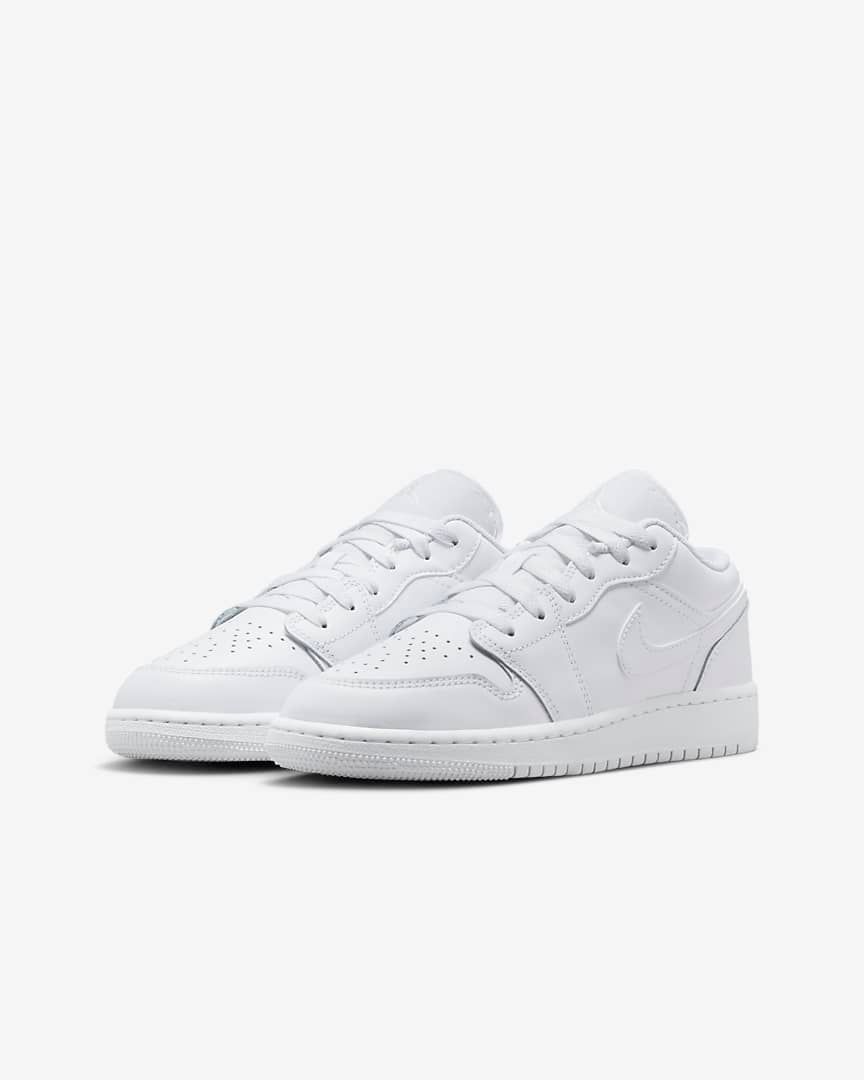 Giày Nike Air Jordan 1 Low GS 'Triple White' 2023 553560-136 - Deestore.vn