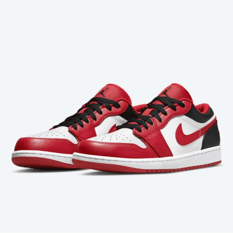 Giày Nike Air Jordan 1 Low GS Bulls 553560-163 - Deestore.vn
