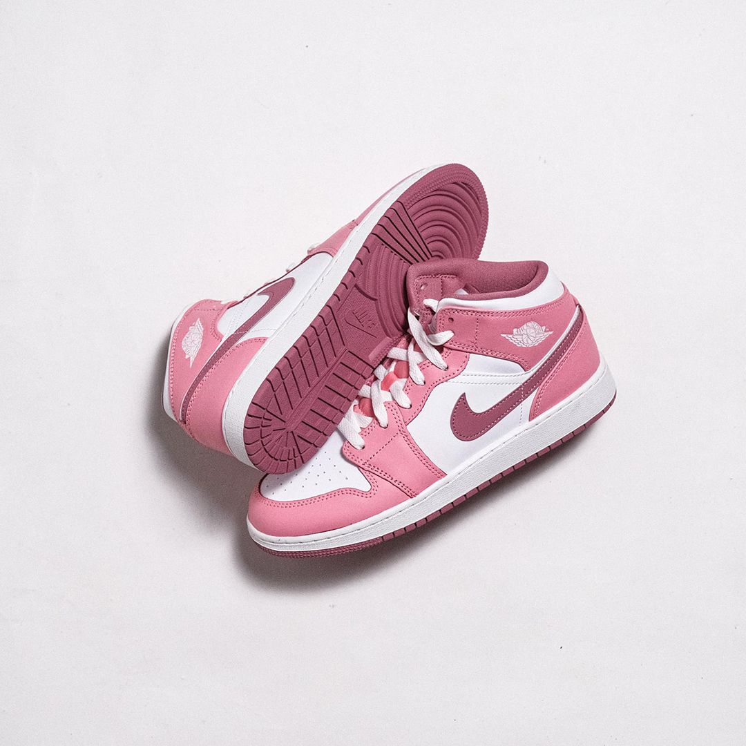 Giày Nike Air Jordan 1 Mid GS Coral Pink DQ8423-616 - Deestore.vn