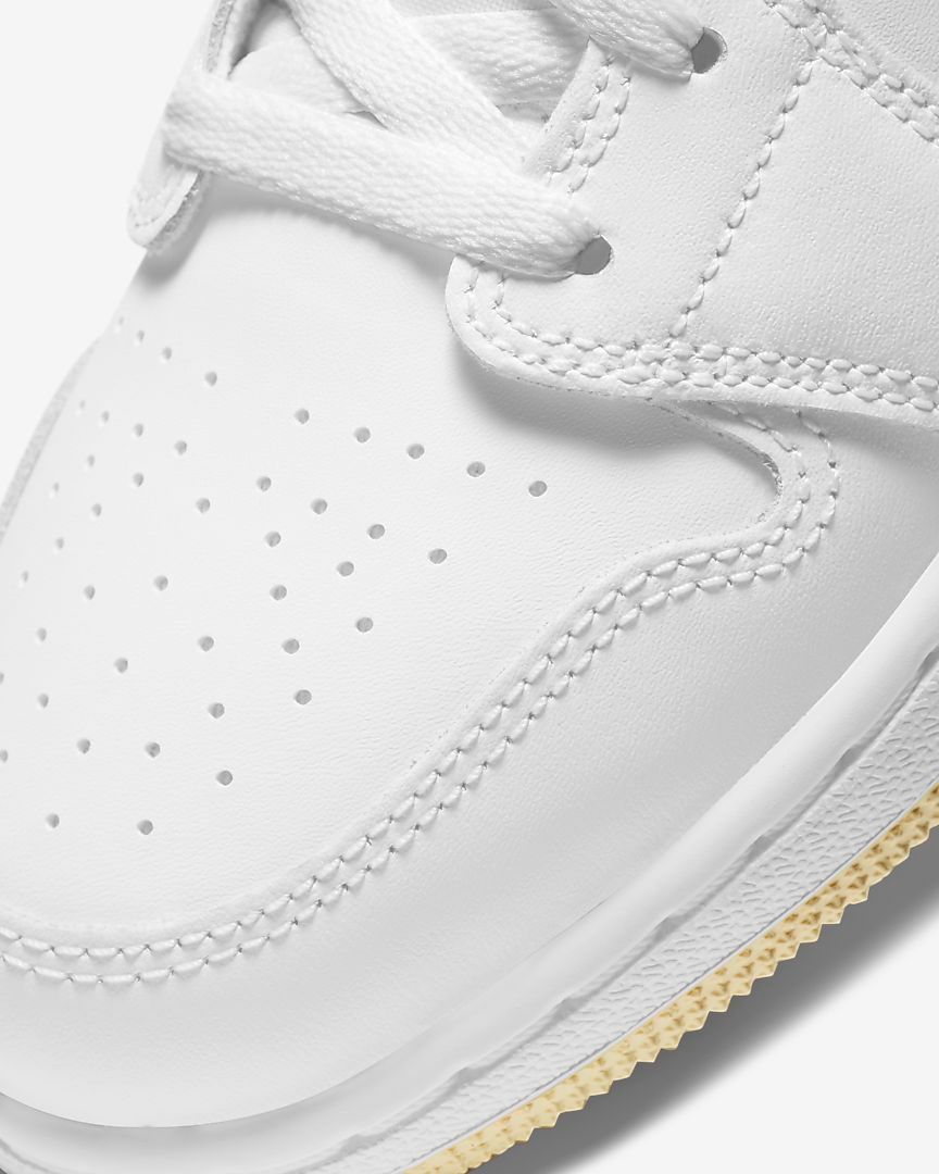 Giày Nike Air Jordan 1 Mid SE GS Paint Drip DD1666-100 - Deestore.vn