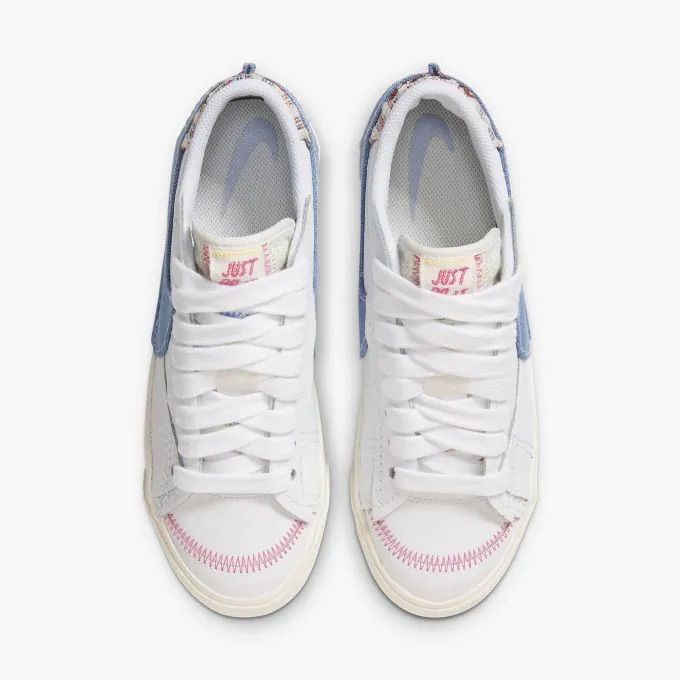 Giày Nike Wmns Blazer Low 77 Jumbo Denim Swoosh FJ7741-141 - Deestore.vn