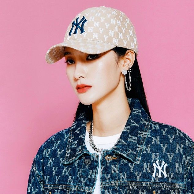 Mũ MLB Monogram Ball Cap New York Yankees 3ACPFF02N-50BGD - Deestore.vn