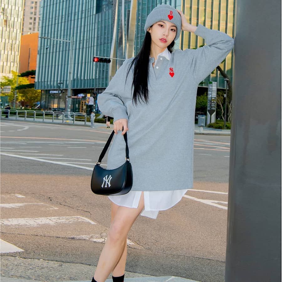 Túi MLB Big Logo Solid Hobo Bag New York Yankees 3ABQS051N-50BKS ...