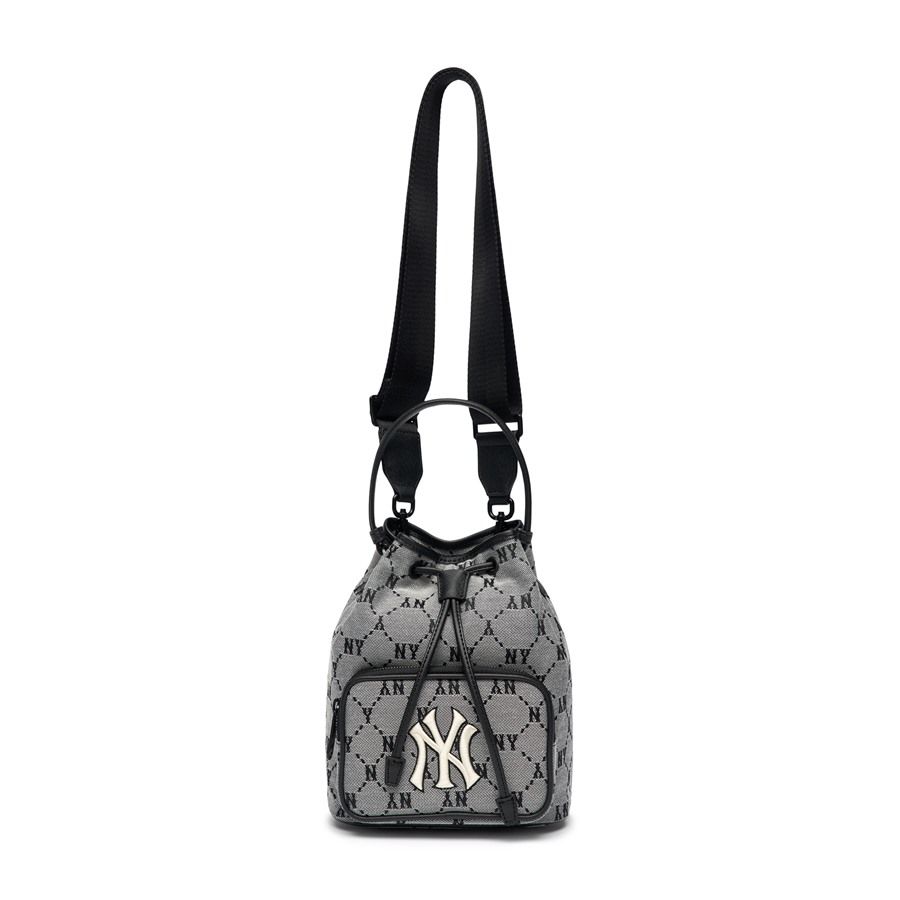 Túi MLB Monogram Diamond Jacquard New York Yankees Grey 3ABMS011N-50GR ...
