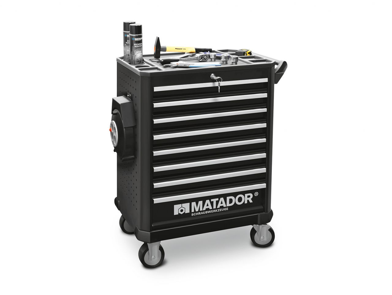 TỦ ĐỒ NGHỀ 8 NGĂN RATIO MTS 350 CHI TIẾT MATADOR 8163 9350 – germantools