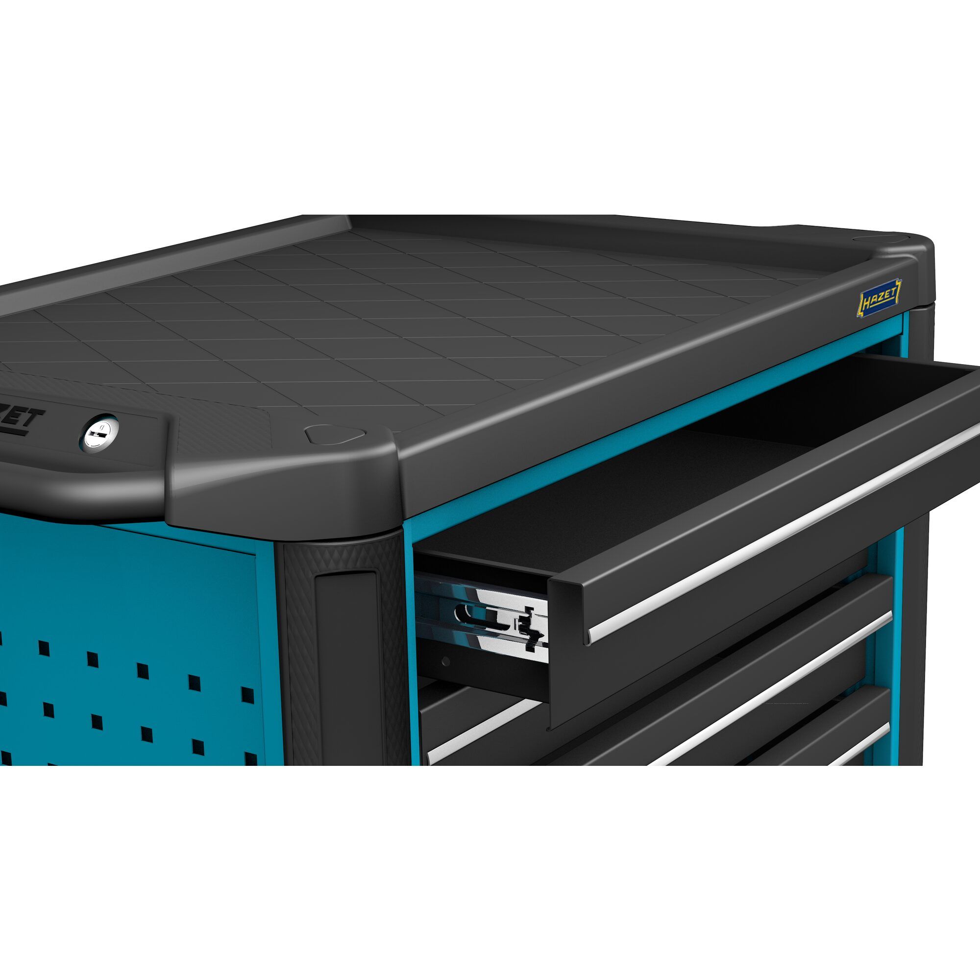 XE ĐẨY ĐỰNG DỤNG CỤ 8 NGĂN 300 CHI TIẾT HAZET 179N-8-RAL7021/300 – germantools