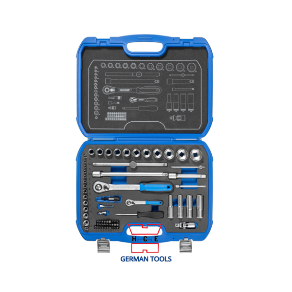 BỘ ĐẦU TUÝP 1/4'' + 1/2" 69 CHI TIẾT 19 BMC 20 GEDORE NO. 3108902 ...