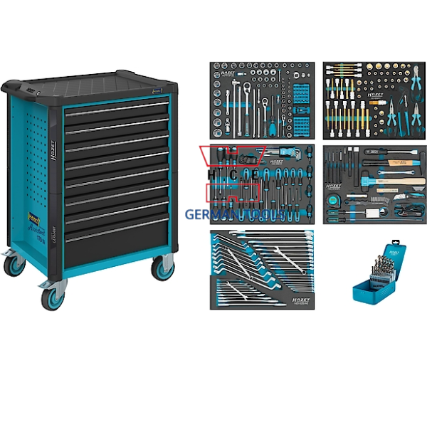 XE ĐẨY ĐỰNG DỤNG CỤ 8 NGĂN 314 CHI TIẾT HAZET 179N-8/314 – germantools