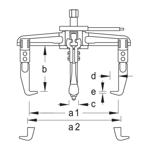 CẢO ĐA NĂNG 3 CHẤU 580x500MM GEDORE NO. 1.07/4A-5 2302810 – germantools