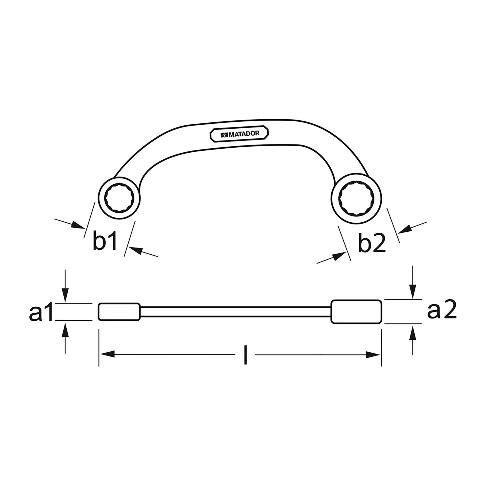 CỜ LÊ ĐẦU VÒNG KÉP TRỤC CONG MATADOR 0188 – germantools