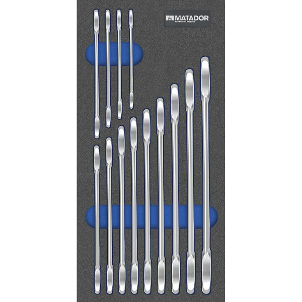 (MTS-R/V) BỘ DỤNG CỤ CHO TỦ ĐỒ NGHỀ: BỘ CỜ LÊ HAI ĐẦU MỞ 13 PCS MATADO ...