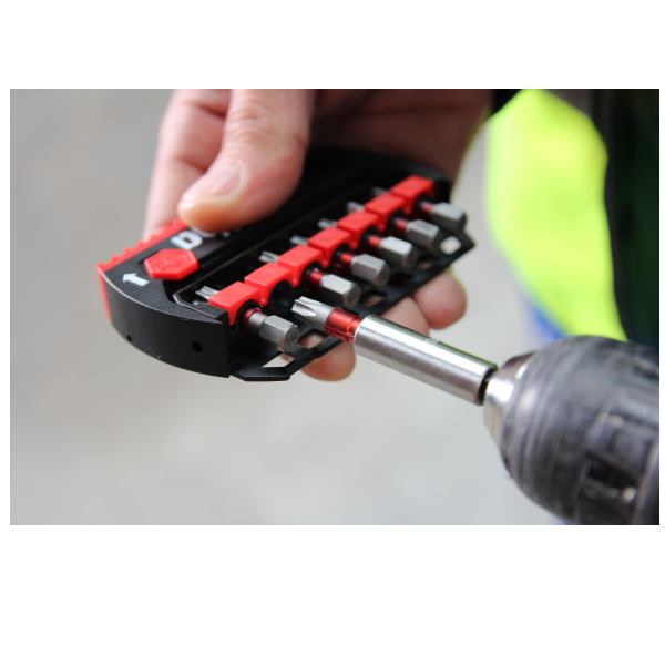 Bộ đầu vít hoa thị và sao BitBuddy® TY bit 29 mm 9 pcs. 1/4" C6.3 Wiha ...