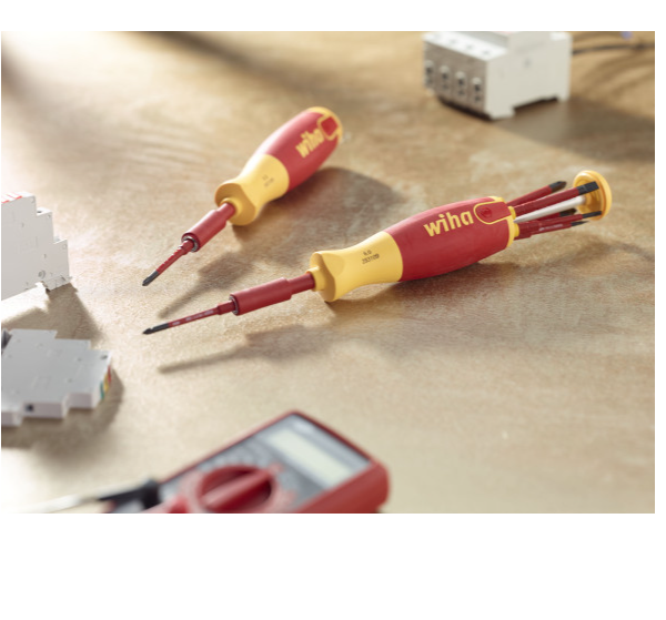 Bộ tua vít tổng hợp cách điện 6 slimBits Wiha 38613 – germantools