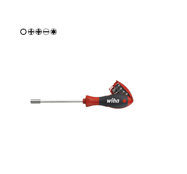 Bộ Tua vít tổng hợp với 8 pcs đầu vít Wiha 32901 – germantools