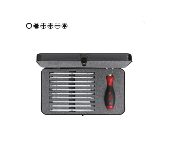 Bộ Tua vít tổng hợp hai đầu lưỡi thay đổi 12 pcs SYSTEM 6 Wiha 00623 ...
