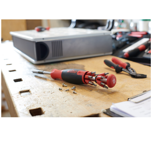 Bộ tua vít tổng hợp LiftUp 26one® 13 vít kép Wiha 43895 – germantools