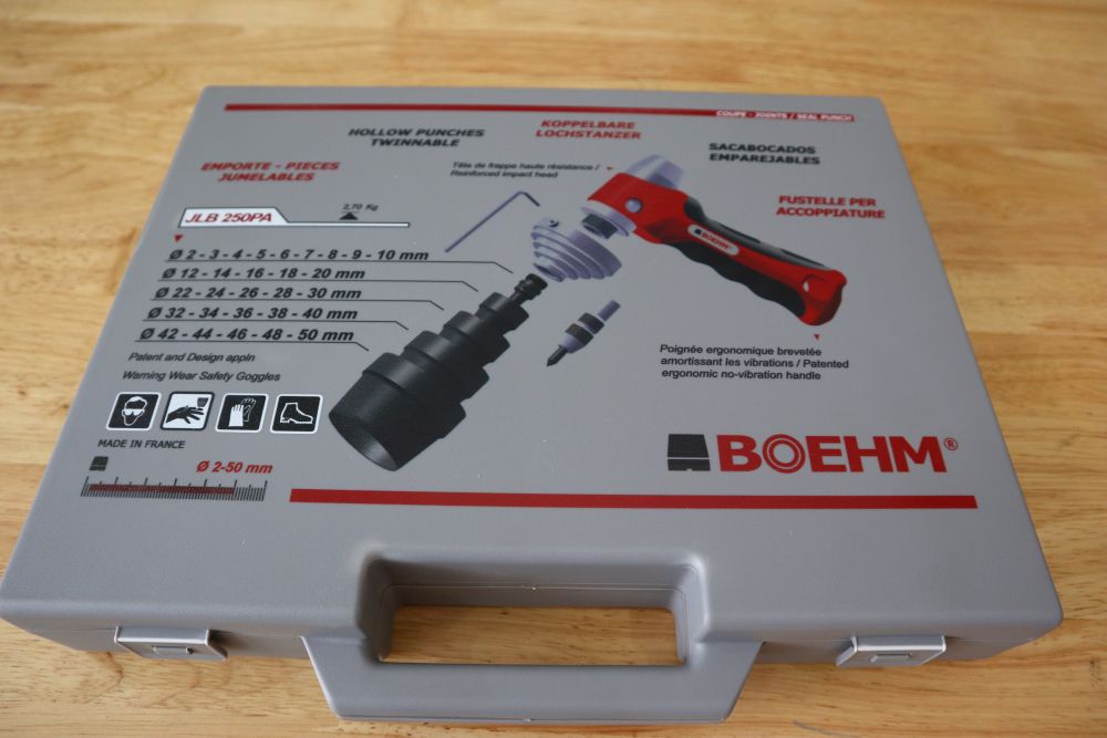 Bộ đục lỗ gioăng 2-50mm BOEHM JLB250PA – germantools