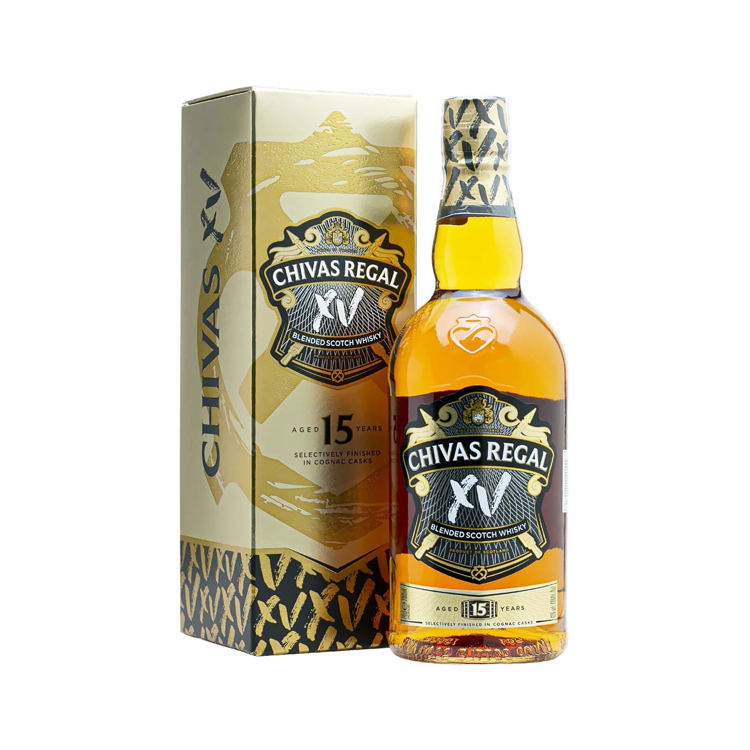 Rượu Whisky Chivas Regal 15 YO BSW Gold - 40% - 70Cl - Rượu tây chính hãng giá tốt