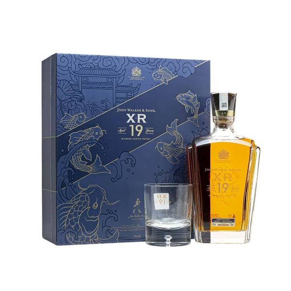 Rượu Whisky Johnnie Walker XR19 75Cl - Hộp Quà F24 - Rượu tây chính hãng giá tốt
